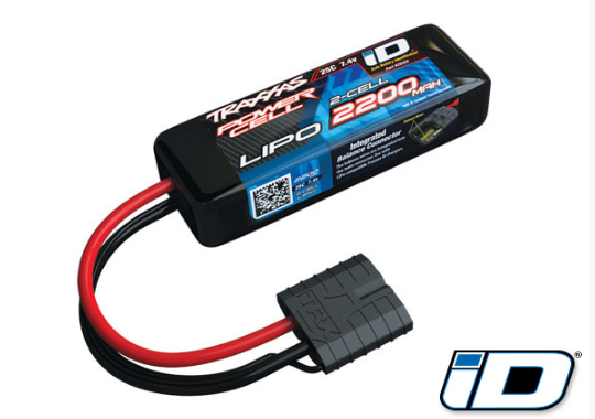 2-Cell Lipo Battery, 2200 mAh 7.4V 2820X | Luke's Hobbies