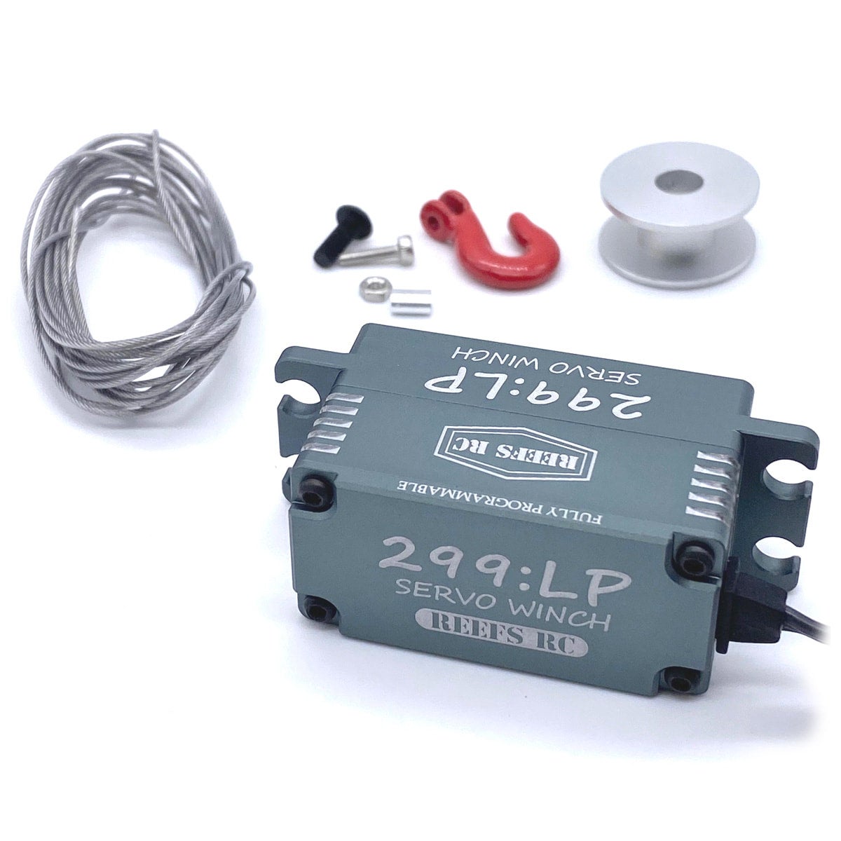 299 Low Profile Servo Winch w/ Built in Controller | Luke's Hobbies